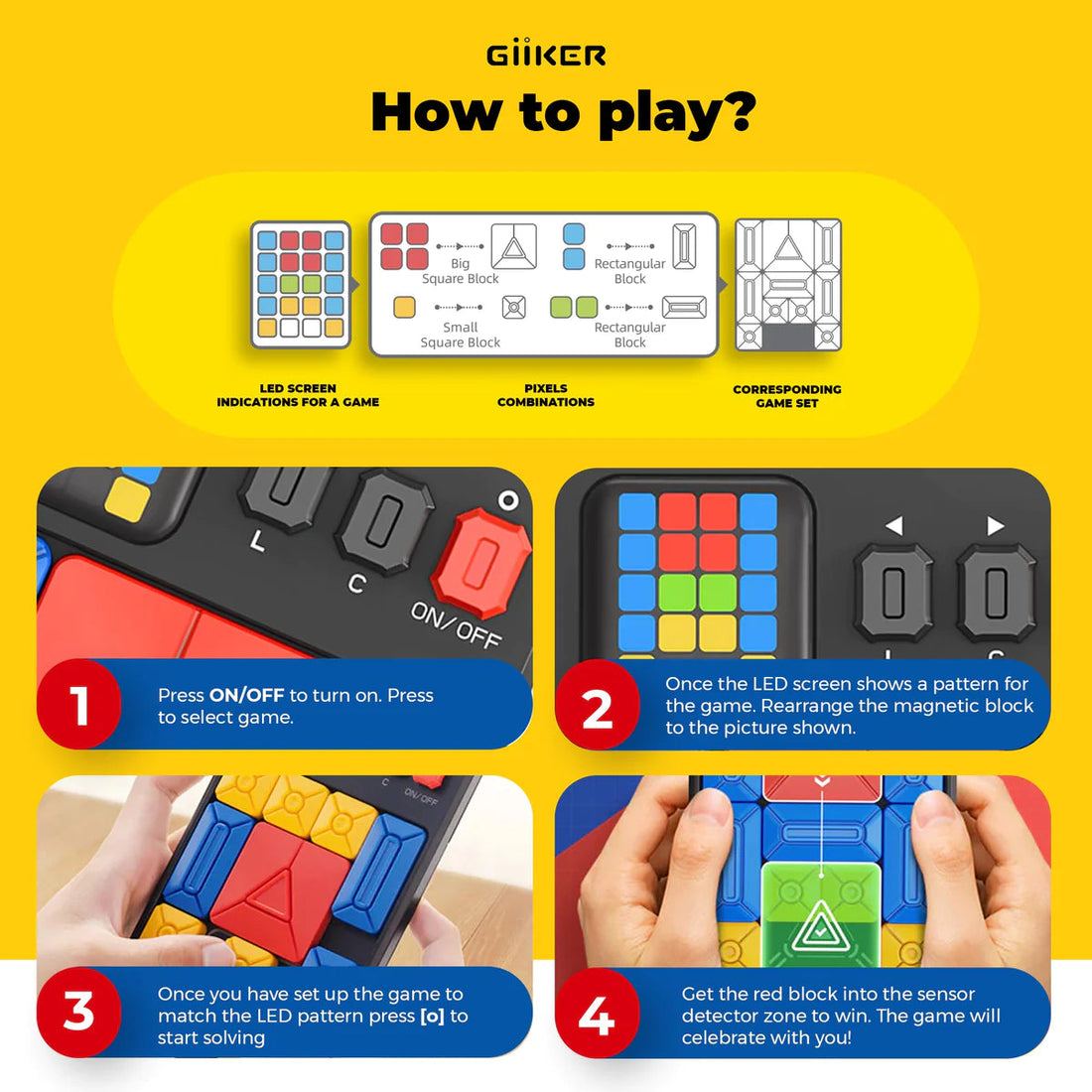 Buy Giiker Slide Puzzle Games in Saudi Arabia, KSA - giiker.co/ksa